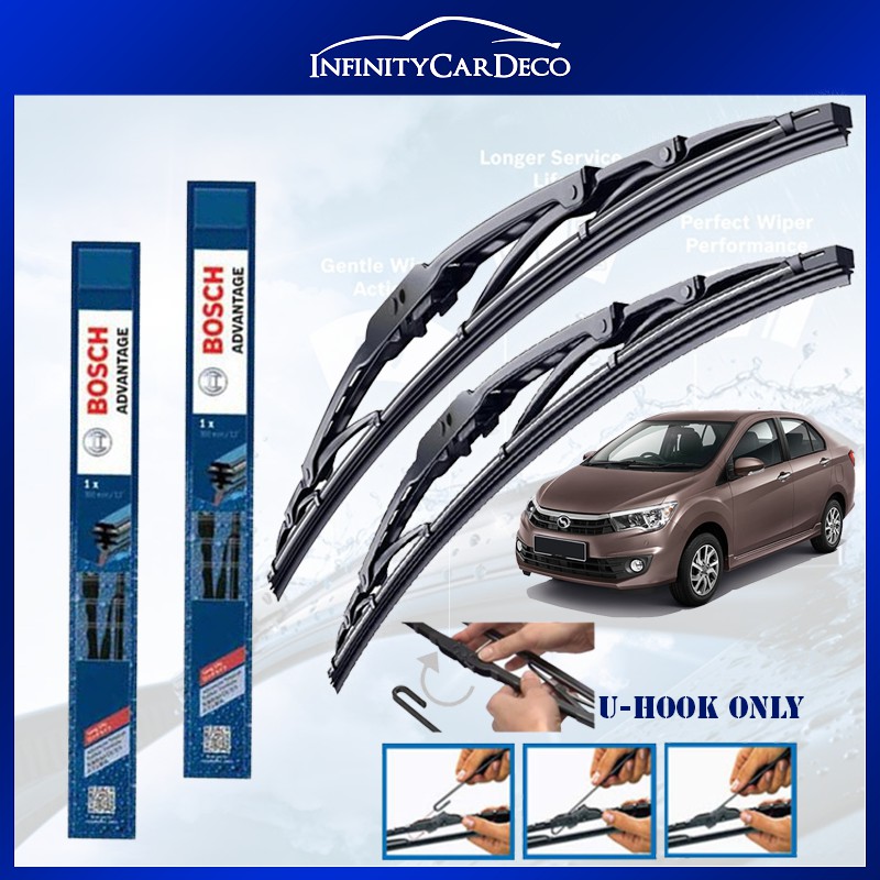 Perodua Bezza Original Bosch Advantage Wiper Blade Set (21 / 14 ...