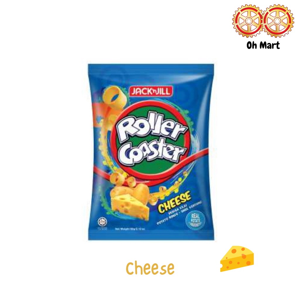 Jack n Jill Roller Coaster (Cheese/Spicy Chicken/TomYum/BBQ) 60 g ...