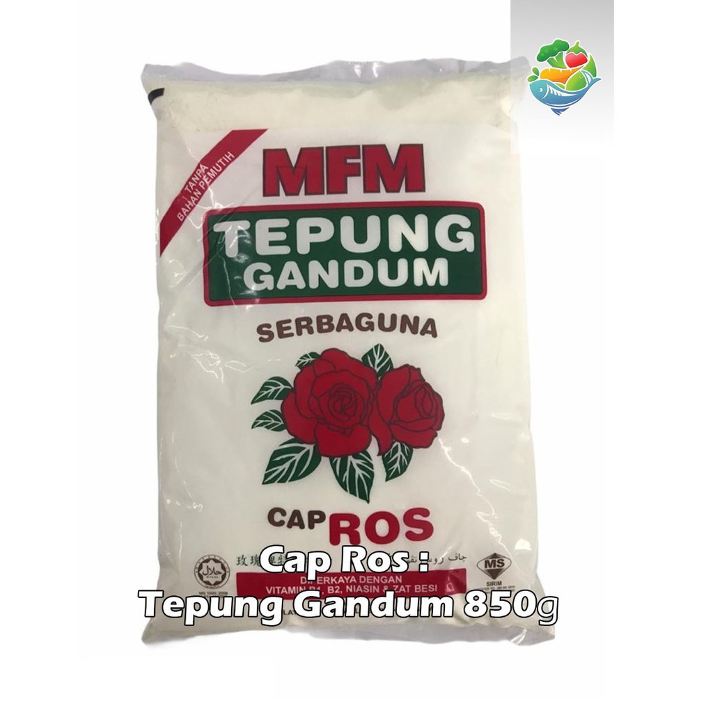Tepung Gandum Cap Bunga Ros 850grm - PALING LARIS | Shopee Malaysia