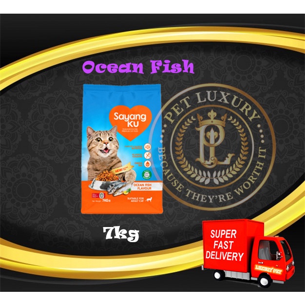 Sayangku Ocean Fish Premium Cat Food / Makanan Kucing Sayanku 7KG ...
