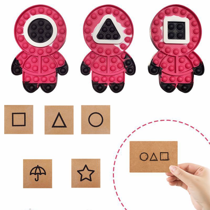 Squid Game Round Six Invitation Card Pop It Simple Dimple Stress ...