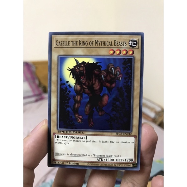 Yugioh Gazelle the King of Mythical Beasts Card | Shopee Malaysia