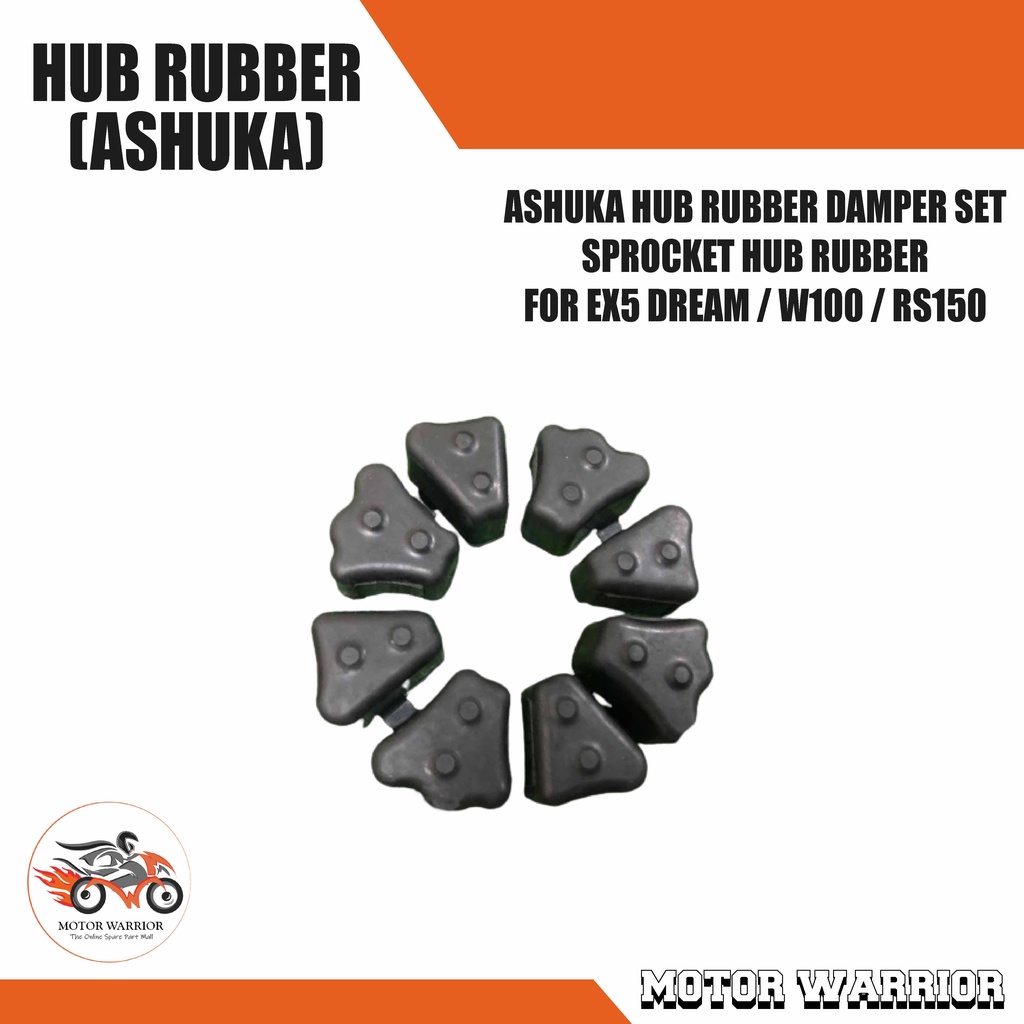 Ashuka Hub Rubber Damper Set / Sprocket Hub Rubber EX5 Dream/ Wave 100 ...