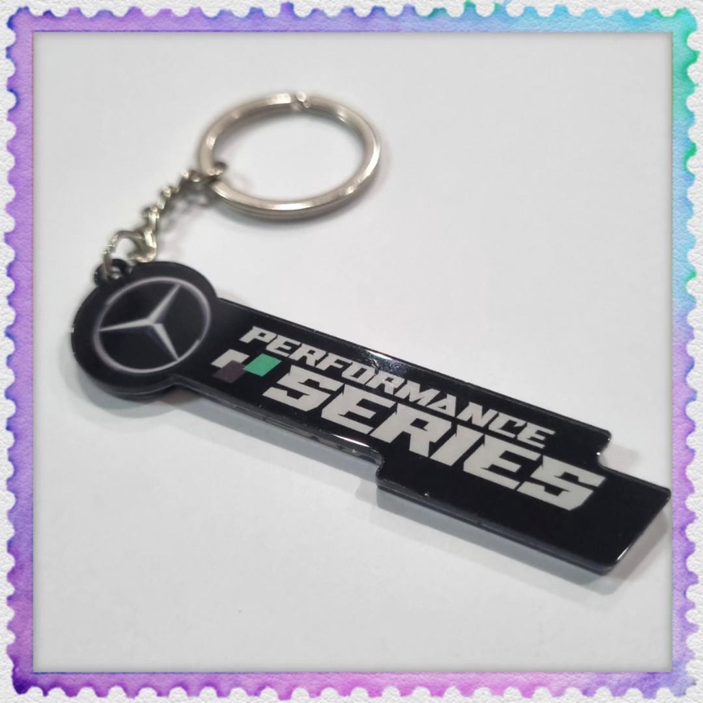 Mercedes Benz merz performance series key chain ring stylish cool black ...