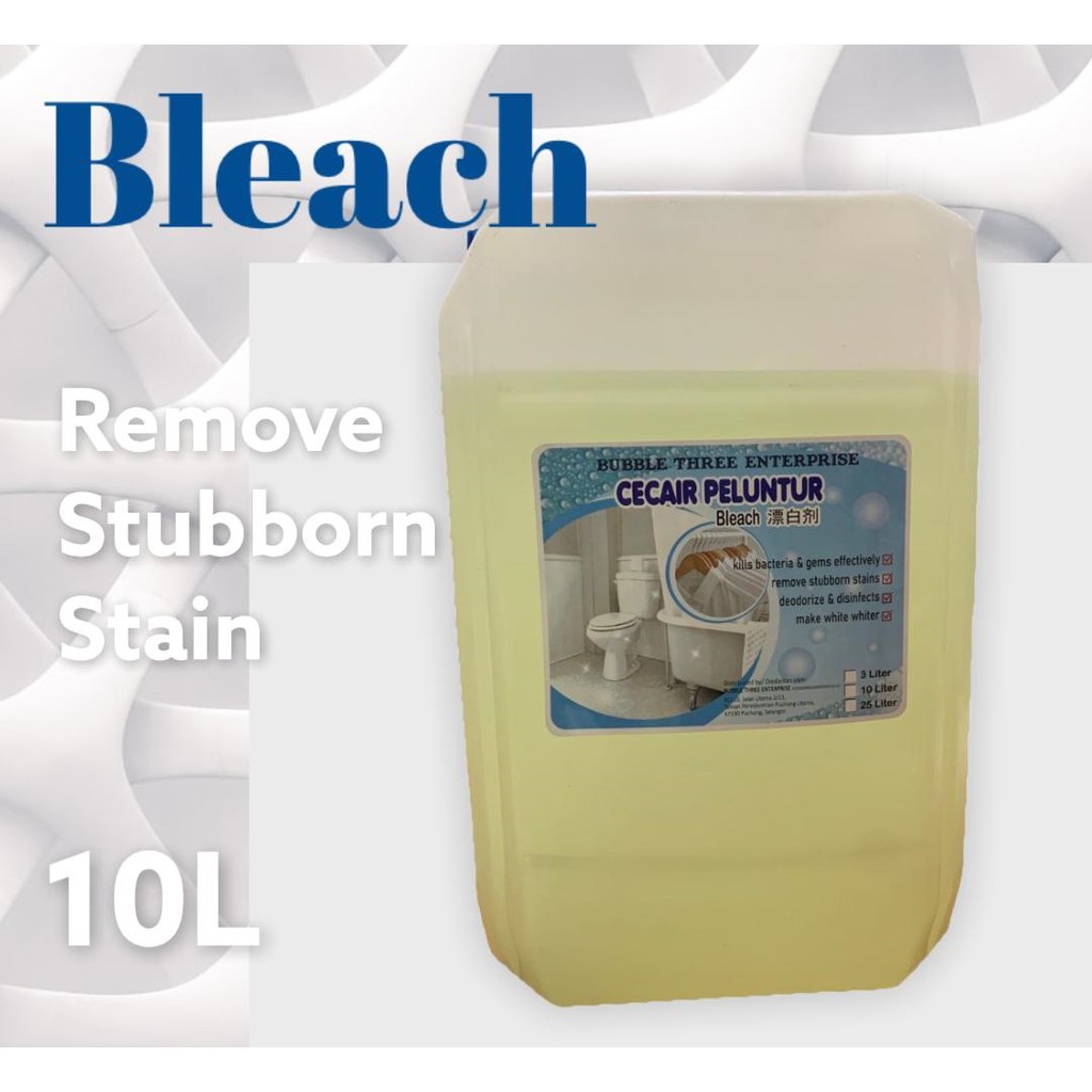 BUBBLE 3 Bleach 10L (READY STOCK) / Bleaching Liquid / Peluntur/ 漂白水 ...