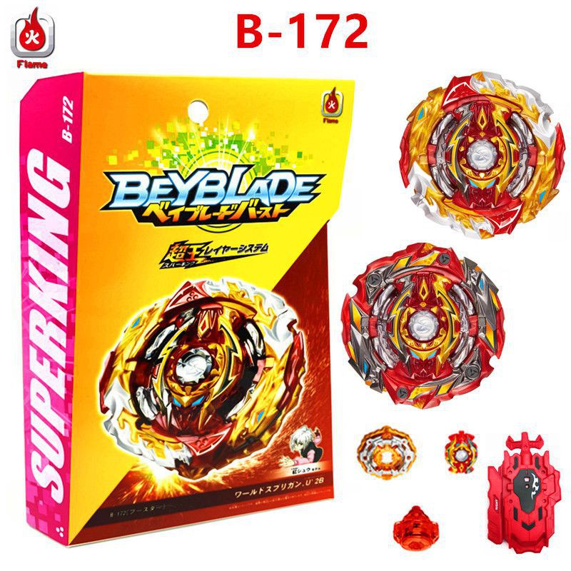 Ready Stock / Flame / Beyblade Burst / Super King - B172 World Spriggan ...
