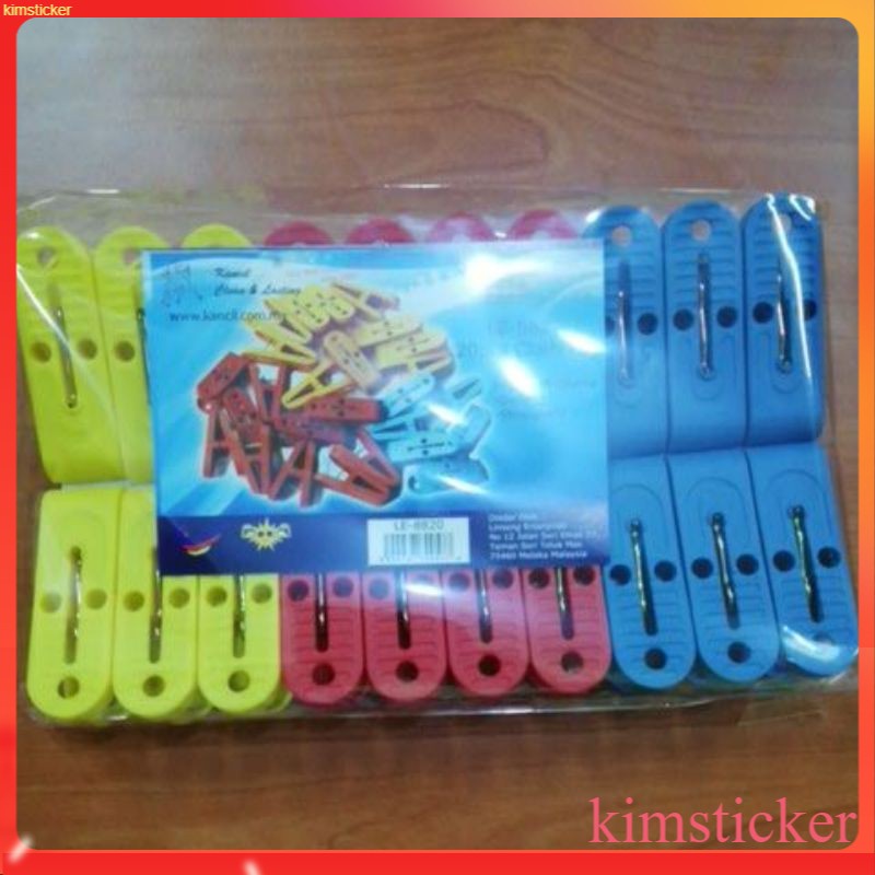 Penyepit Baju Pvc Plastik ( 20pcs ) besar | Shopee Malaysia
