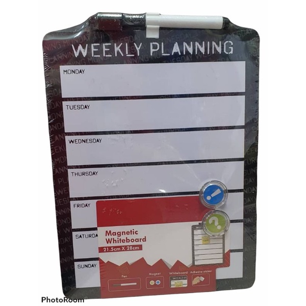 🔥READY STOCK🔥WEEKLY PLANNING BOARD MAGNETIC | Shopee Malaysia