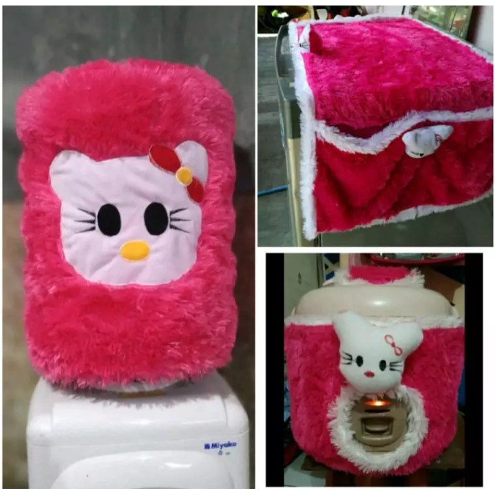 Bando character set 3 in 1 refrigerator cover, mejikom and gallon cover ...