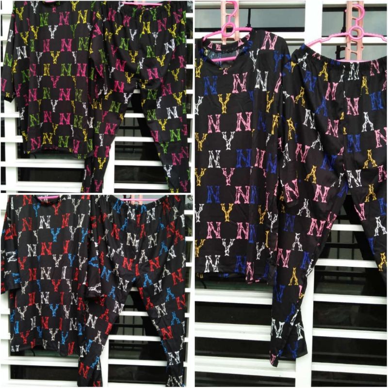 Baju Set Jalan Viral (Hitam) | Shopee Malaysia