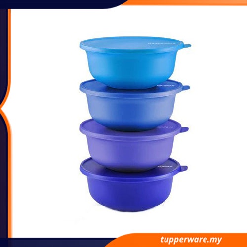 Tupperware Aloha Bowls (4) 2.0L | Shopee Malaysia