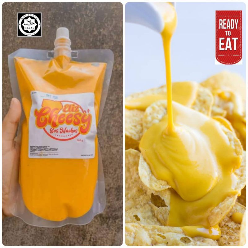 Ready Stok Viral Cheesy Ori/Spicy Sos Nanchos Meleleh Homemade Murah ...