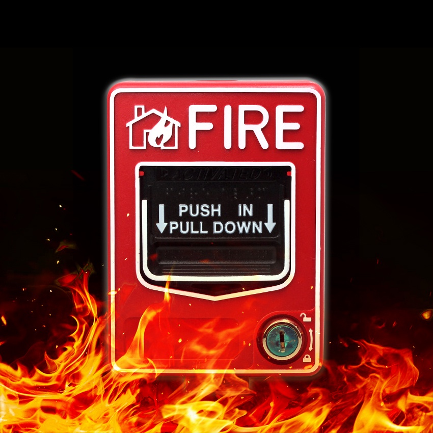 TOMBOL Manual Call Point Fire Alarm Emergency Access Control Door ...