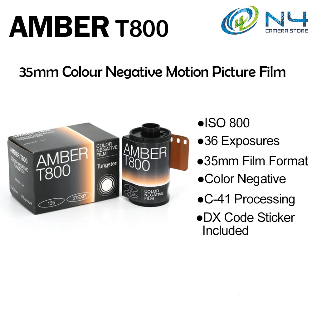 AMBER T800 Color Negative Film (135mm Roll Film/36 Exposures) | Shopee ...