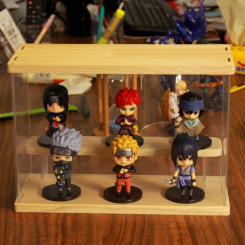 Full Set Of Naruto Hand Office Naruto Sasuke Model Doll Kakashi Skunk