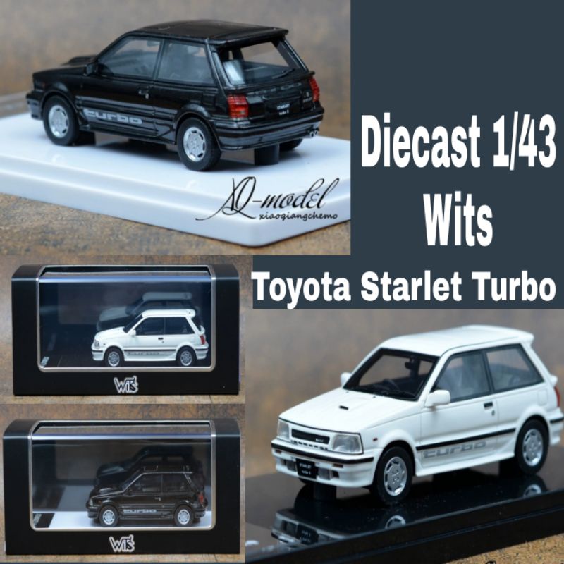 Toyota Starlett Turbo S 1/43 Diecast Resin Wits | Shopee Malaysia