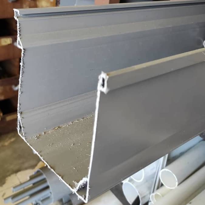 F300 Gutter GREY 1 METER/ Rainwater System / SALUR AIR KELABU F300 ...