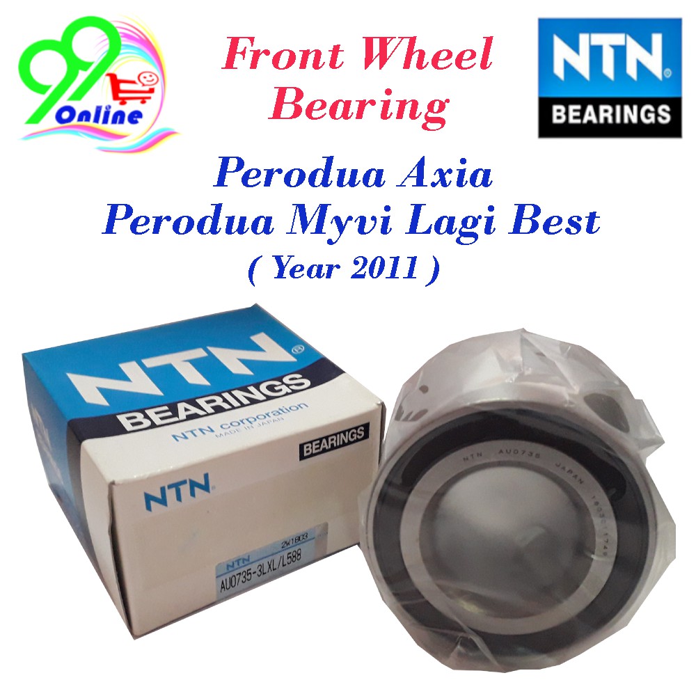Perodua Myvi Lagi Best (year 2011) and Perodua Axia Front Wheel Bearing ...