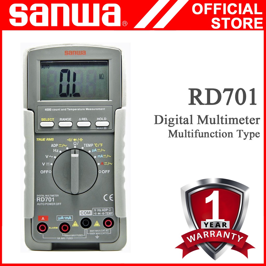 Sanwa RD701 Digital Multimeter | Shopee Malaysia