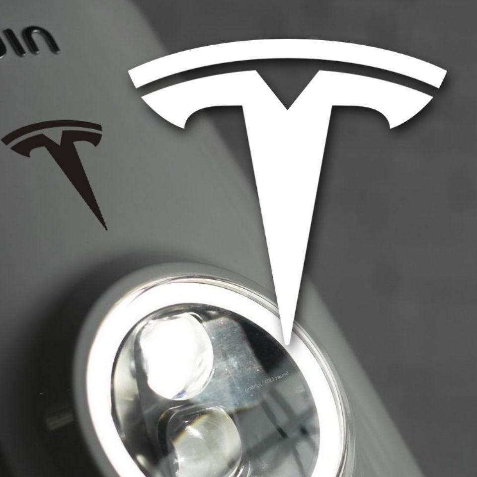 TESLA Logo Sticker MODEL S MODEL3 X Y Cybertruck Computer Luggage ...