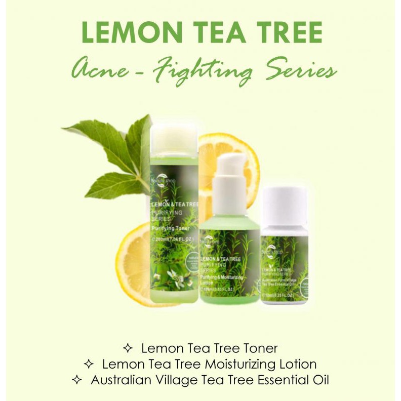 BEAUTY SHOP MERDEKA PROMO LEMON TEA TREE SERIES PROMO GIFTSET | Shopee ...