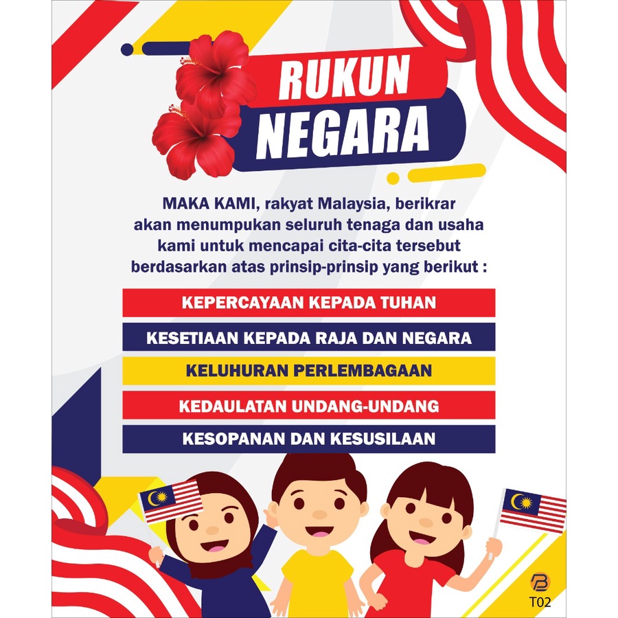 POSTER RUKUN NEGARA - READY STOCK | Shopee Malaysia