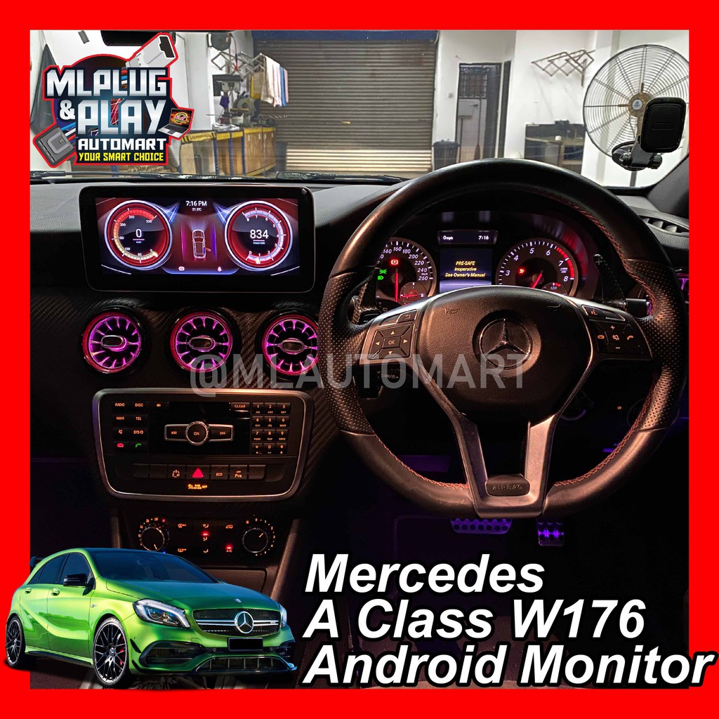 Mercedes Benz A Class W176 - Touch Screen Android Monitor (A180/ A200 ...