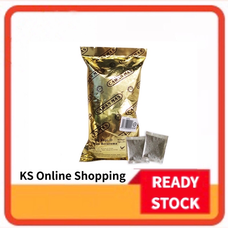 KOPI O CAP CAWAN MAS 咖啡 (20 Sachets X 1 Pack) | Shopee Malaysia