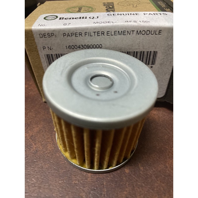 RFS150 oil filter original Benelli | Shopee Malaysia