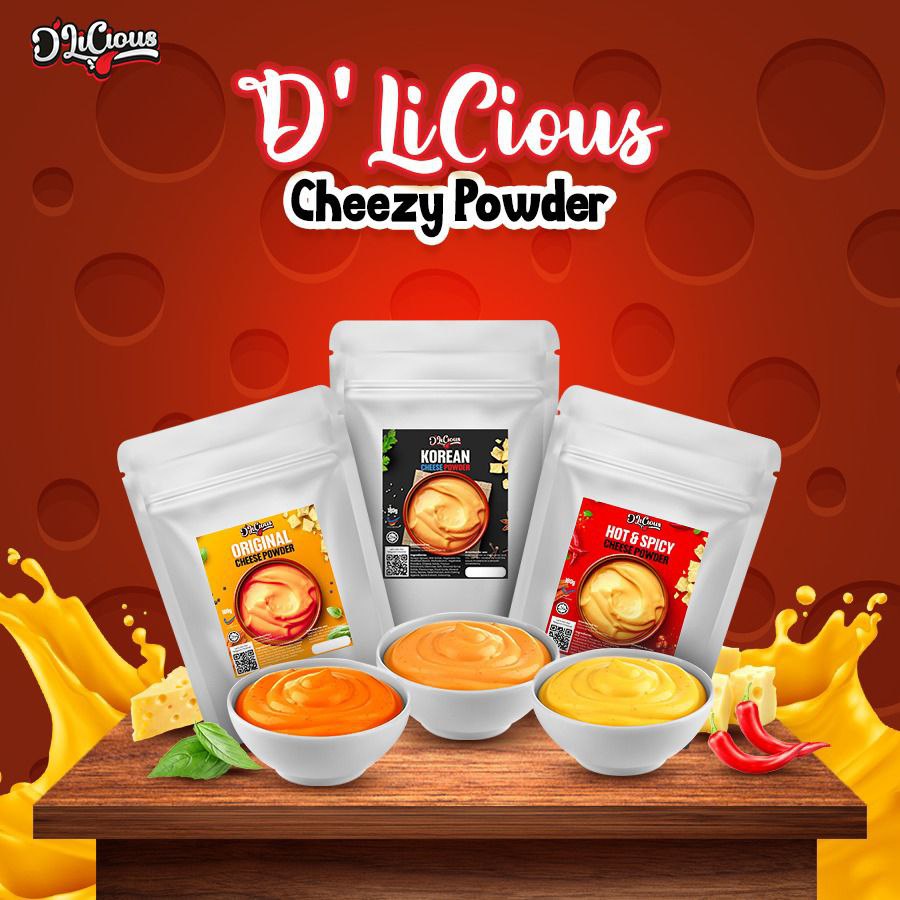 Cheesy powder D'licious ( serbuk cheese) | Shopee Malaysia