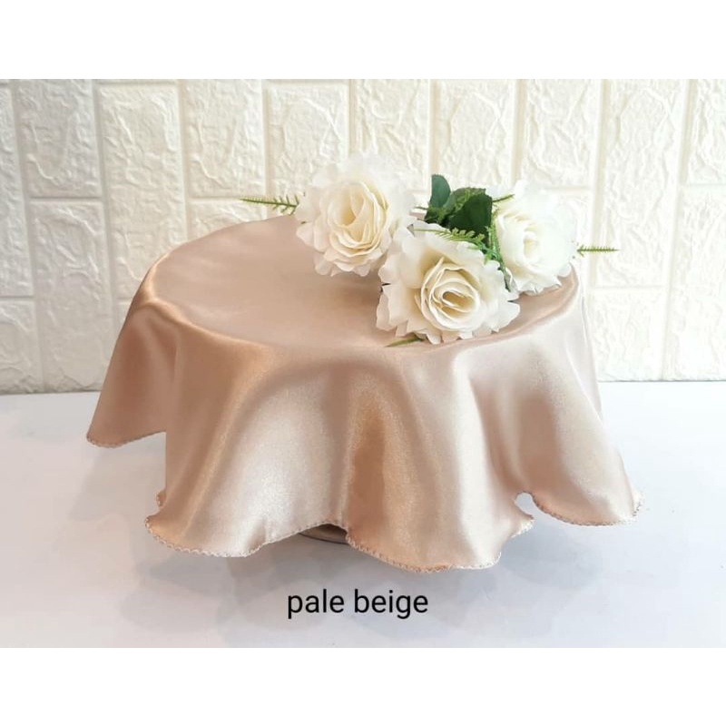 Alas Dulang Kain Satin Bulat 58cm x 58cm 1pc Ready Stock | Shopee Malaysia