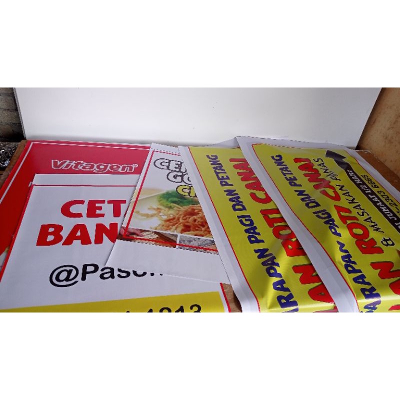 PRINT BANNER saiz 3x4 | Shopee Malaysia