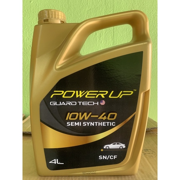 FREE MILO 200g POWER UP 10W-40 SEMI SYNTHETIC SN/CF ENGINE OIL POWER UP ...