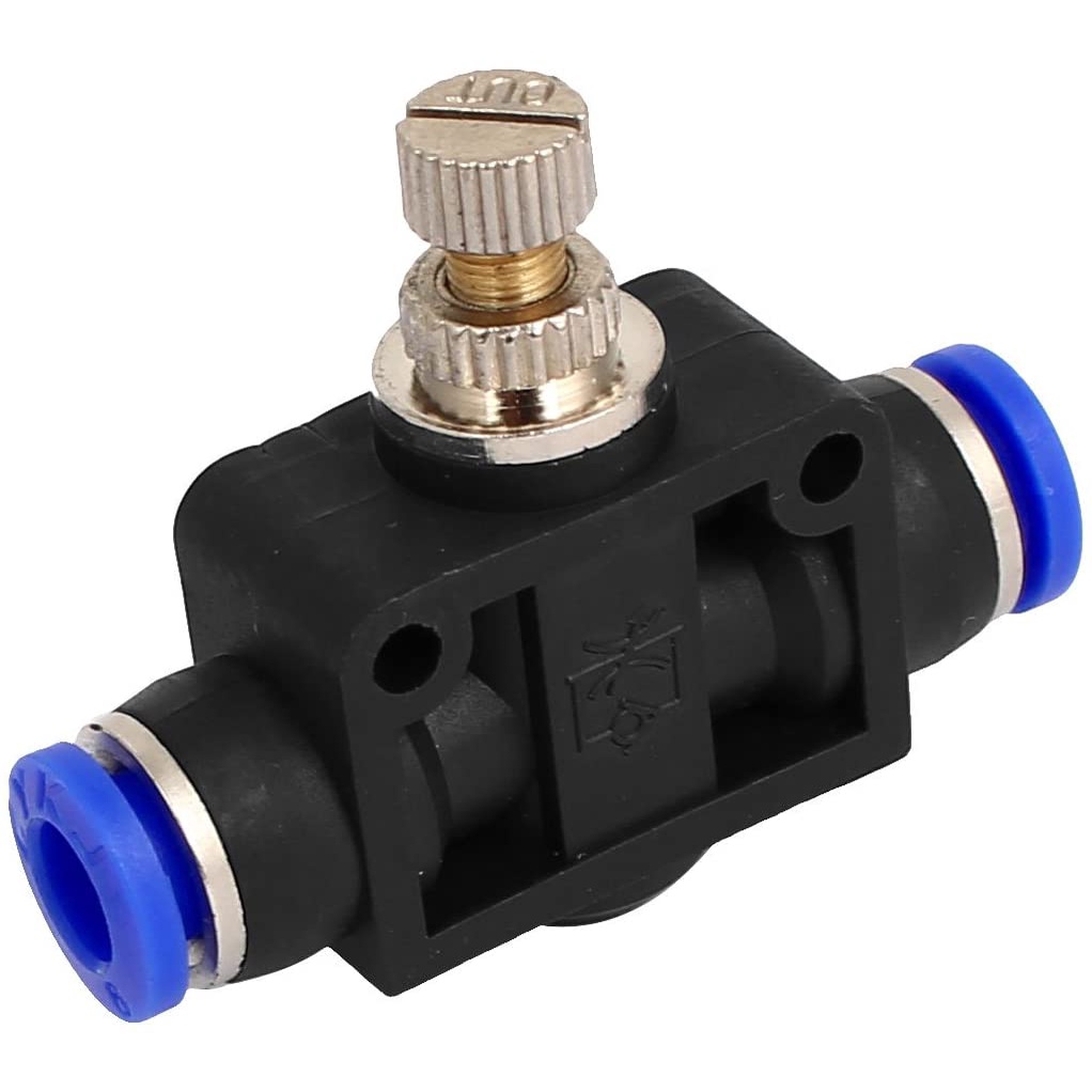 PNEUMATIC FITTING SPEED CONTROLLER FLAT Air Push In Quick Fitting ...