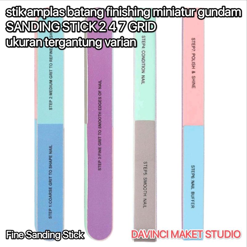 Sandpaper Stick Sandpaper Stick Finished Gundam Figure Miniature Model ...