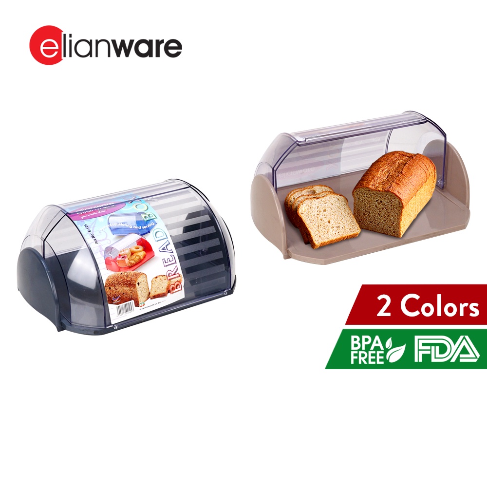 Elianware Transparent Box Bread Storage Box Cake Box Bekas Kek Roti ...