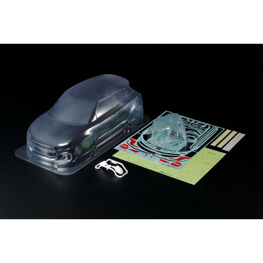 TAMIYA 51652 1/10 MINI M Chassis Suzuki Swift Sport Clear Bodyshell ...