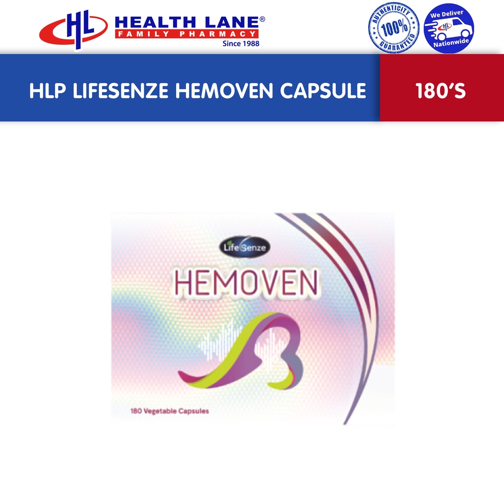 Hlp Lifesenze Hemoven Capsule (180's) | Shopee Malaysia