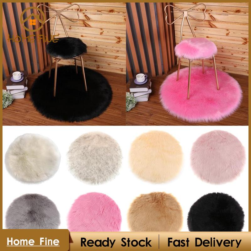 Home Fine Round Stool Seat Cushion Mat Cushion White 30cm | Shopee Malaysia