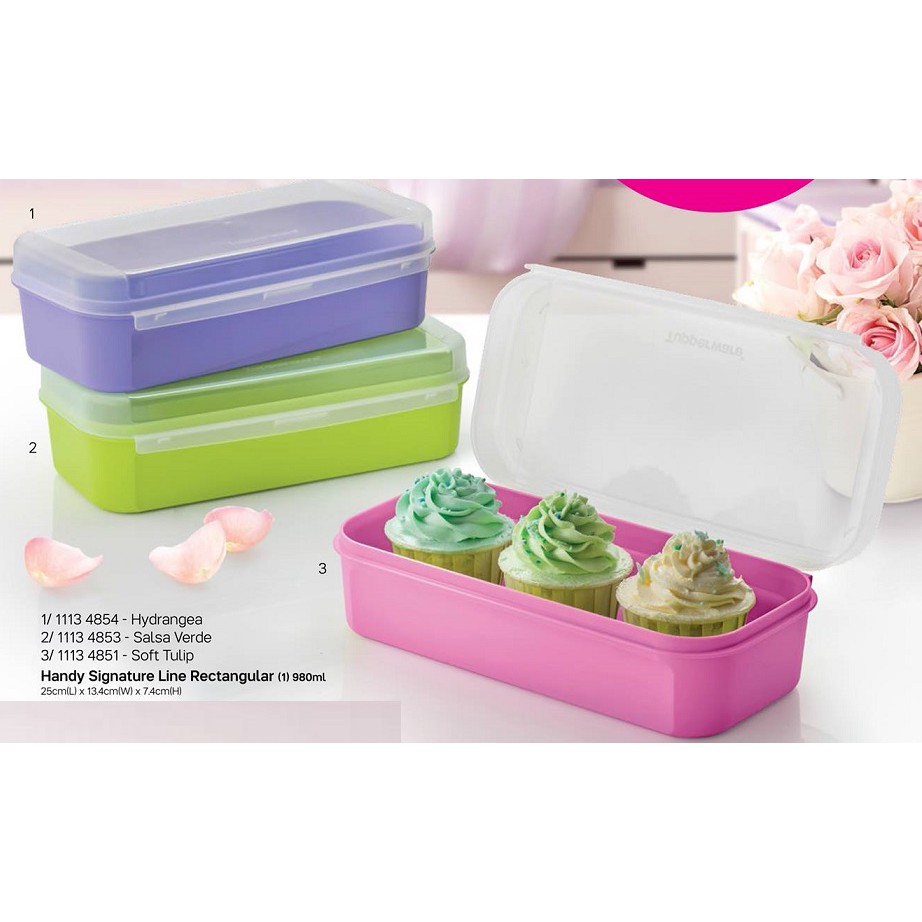 Tupperware Handy Signature Line Rectangular 【Limited Released】 | Shopee ...