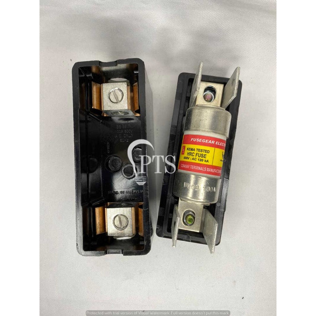PLK 5100 FW FRONTWIRING BOLT-IN FUSE UNIT 100A/500V 3 PHASE BS88 - Fuse ...