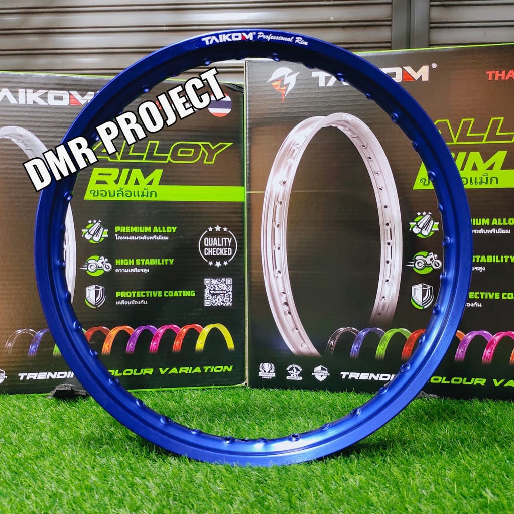 TAIKOM ALLOY RIM (HAGER 1 BIJIK) 100% ORIGINEL 1.40X17 / 1.60X17 BLACK ...