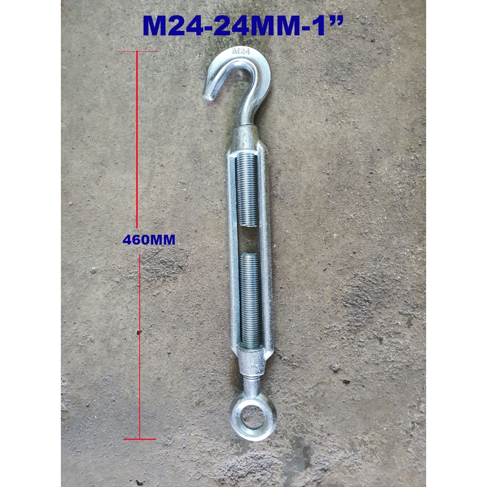 M20,M22,M24 GALVANIZED EYE & HOOK TURNBUCKLE | Shopee Malaysia