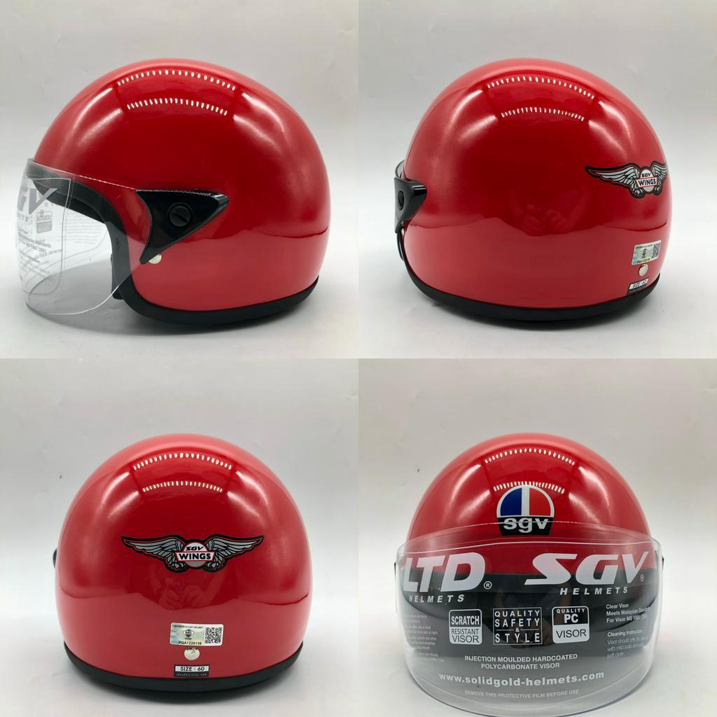 SGV NEW WING VISOREX SGV WING SGV WING VISOREX HELMET SGV WING BARU ...