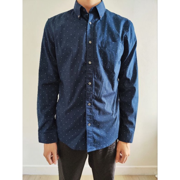 Padini Blue Formal Shirts Kemeja Slim Fit | Shopee Malaysia