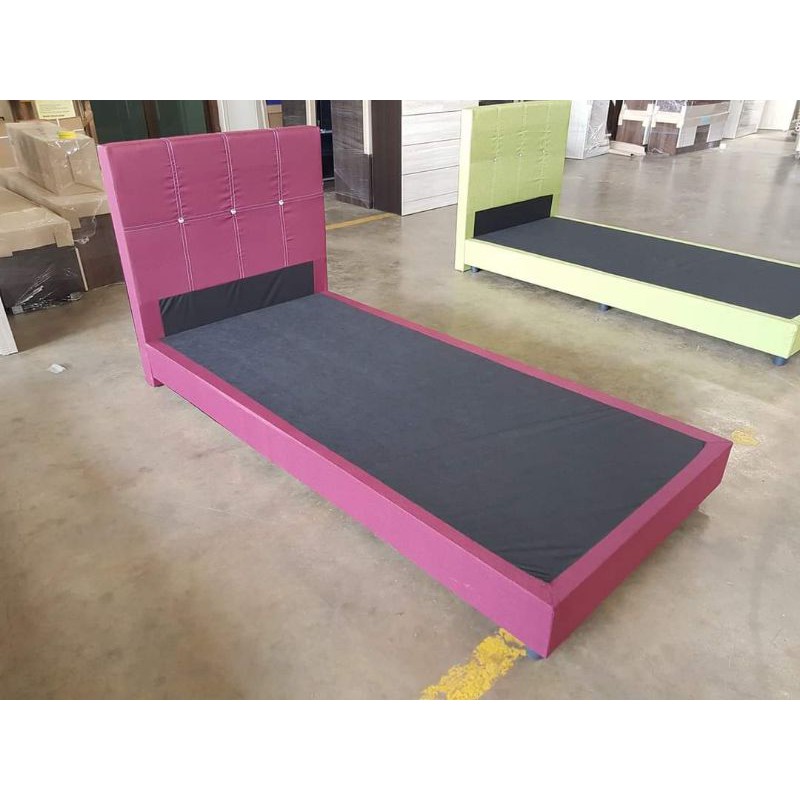 Suria - Fabric Frame Bed / Single Bed / Katil Single Bed / Single Bed ...