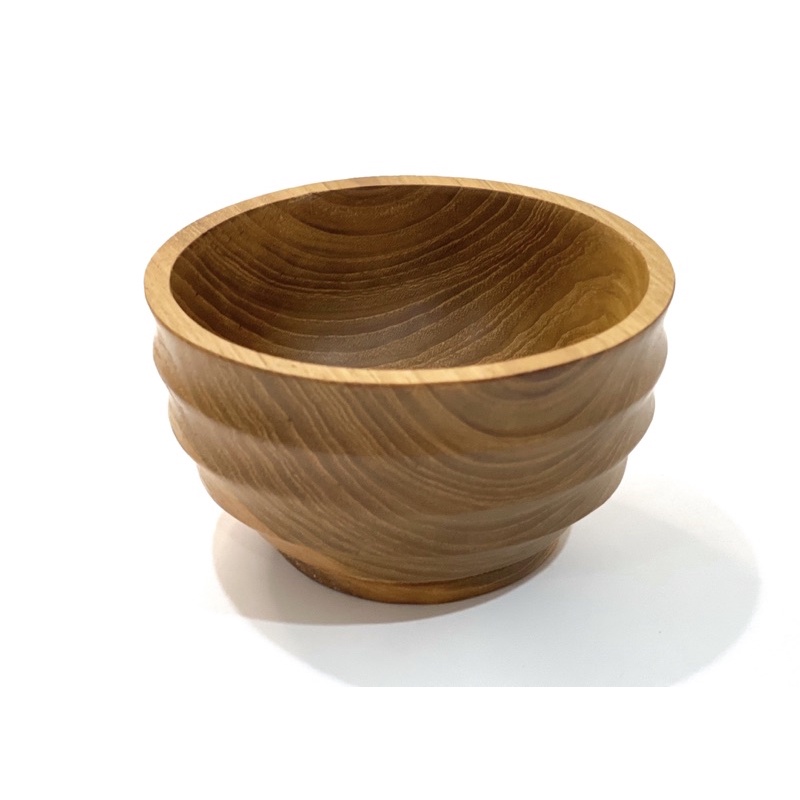 Riz Bowl (Teak Wood Rice/ Snacks Bowl) | Shopee Malaysia