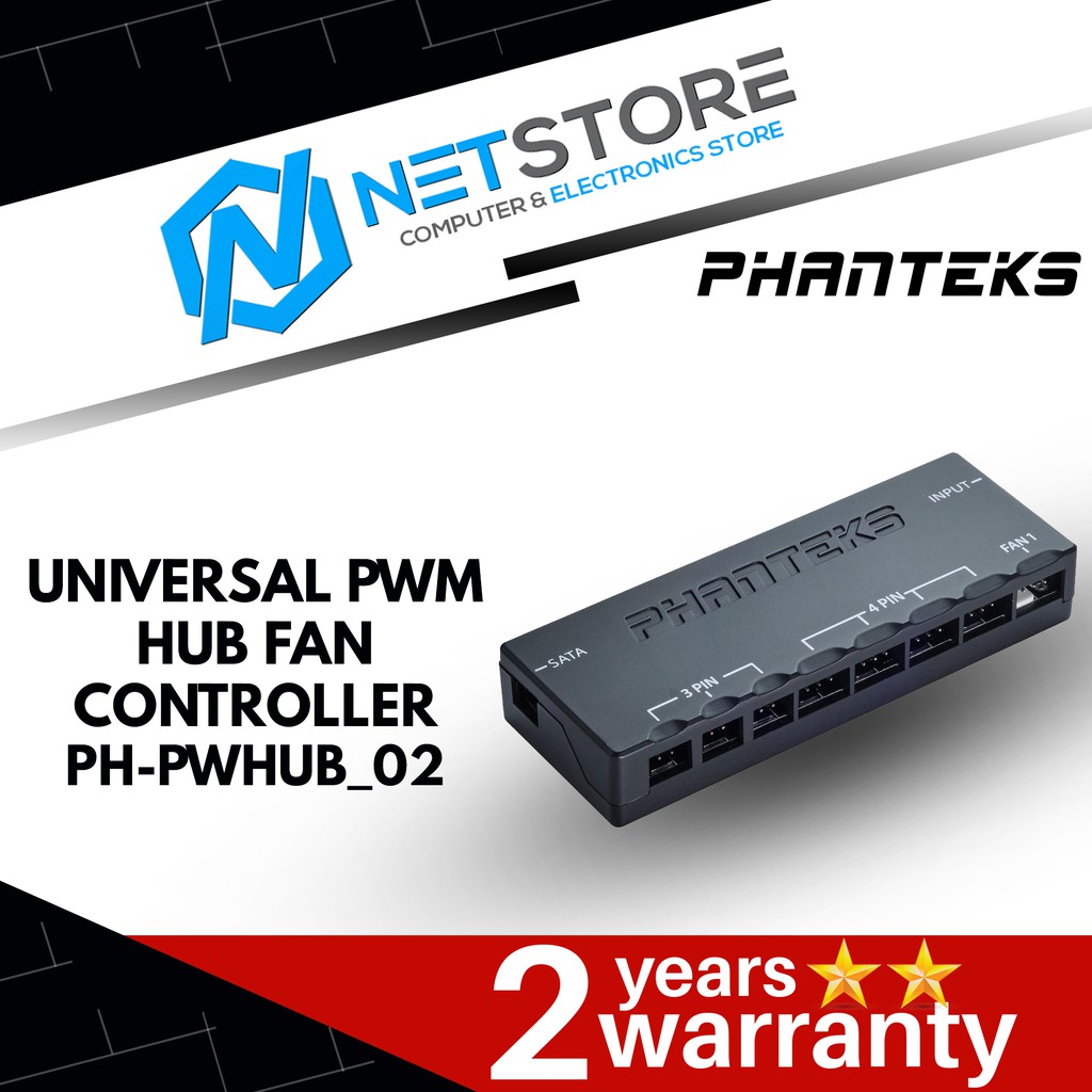 PHANTEKS UNIVERSAL PWM HUB FAN CONTROLLER - PH-PWHUB_02 | Shopee Malaysia