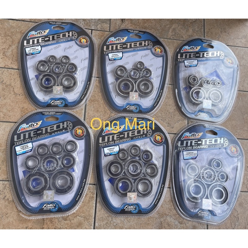 FAITO LITE-TECH TEFLON BEARING ENGINE BEARING SET KRISS LC1354s 5s EX5 ...