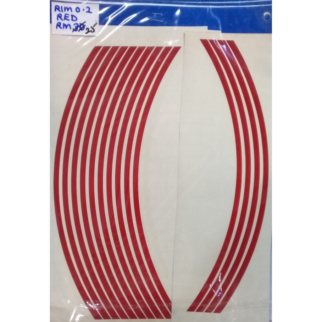 20230831-1240 STICKER RIM 17INCH 24PIECES THICKNESS 0.2INCH BRAND ...